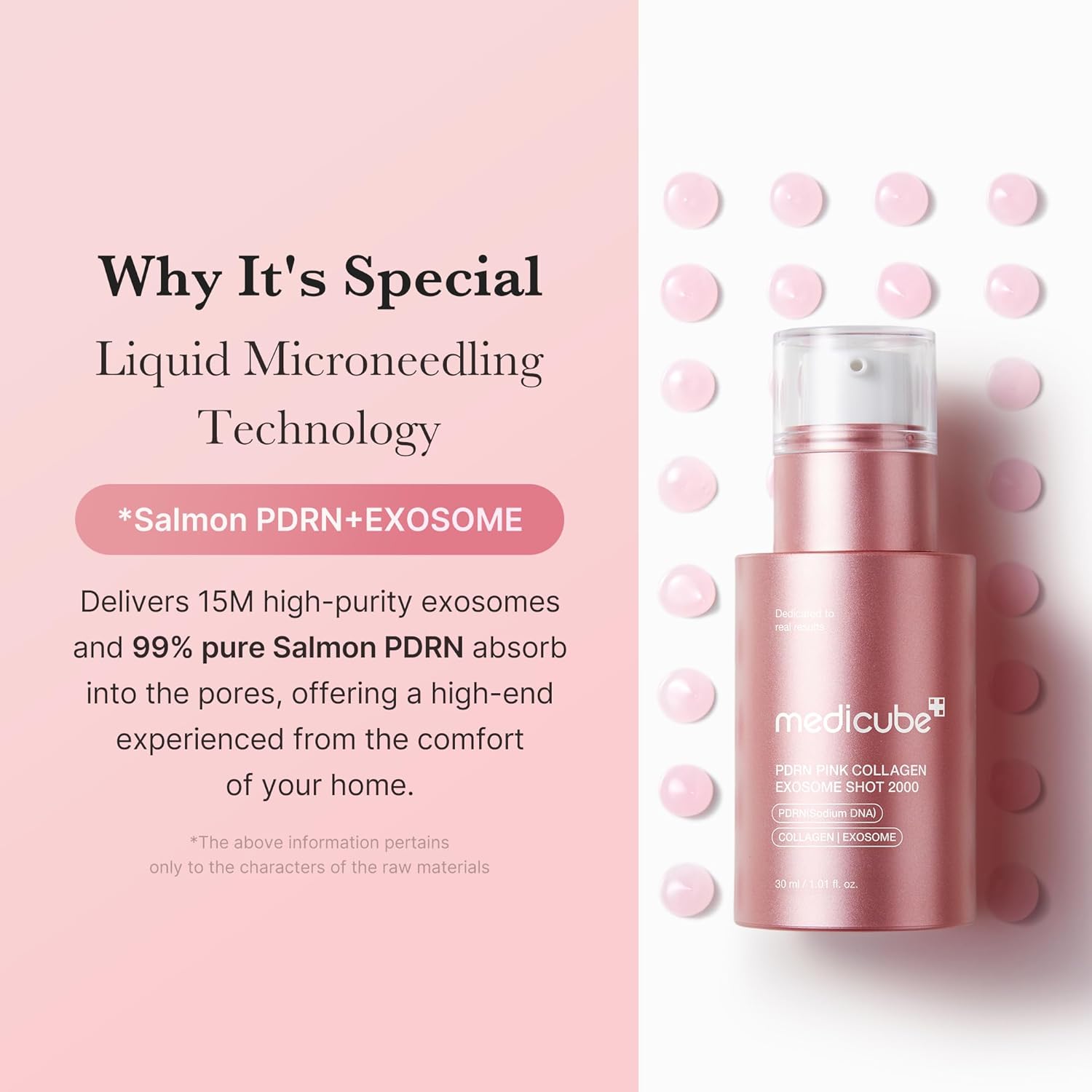 medicube PDRN Pink Exosome Shot Serum 7500 30ml - Bellbees